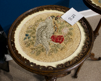Side Tables, Needlepoint tops | Bring & Bid 2021 – 25th Anniversary ...