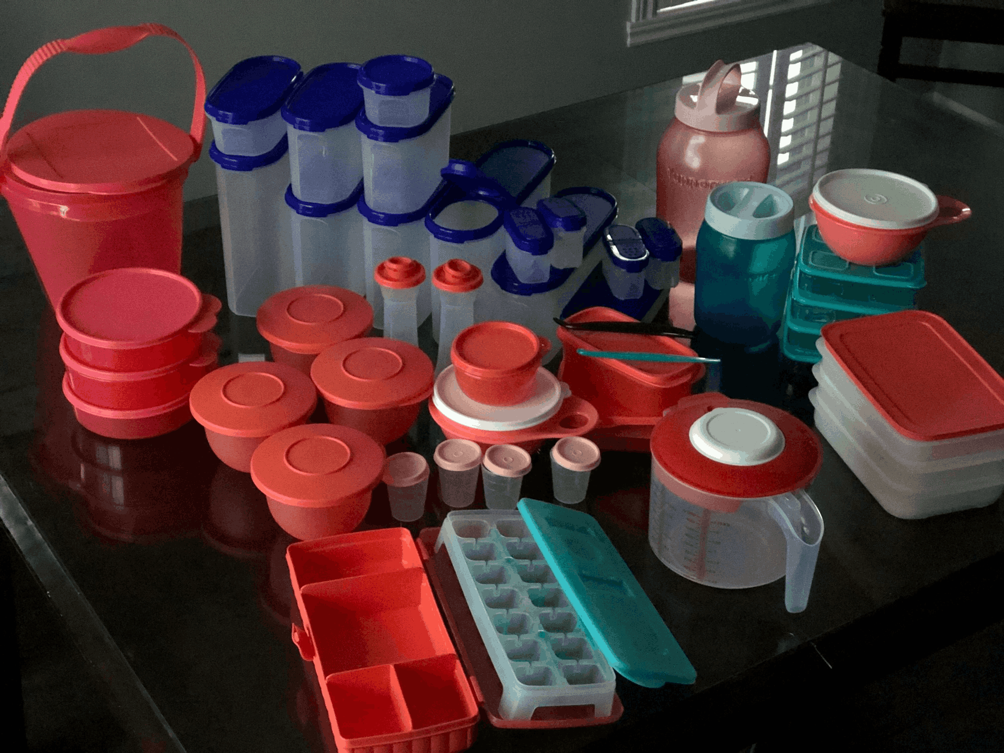 Tupperware Set Hawaii - In Blue and Coral | Rendez-vous annuel de la ...