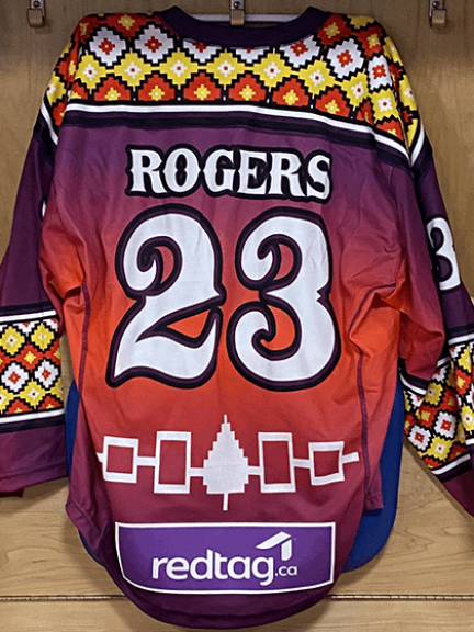 Challen Rogers #23 Jersey with "C" | Toronto Rock Lacrosse Indigenous ...