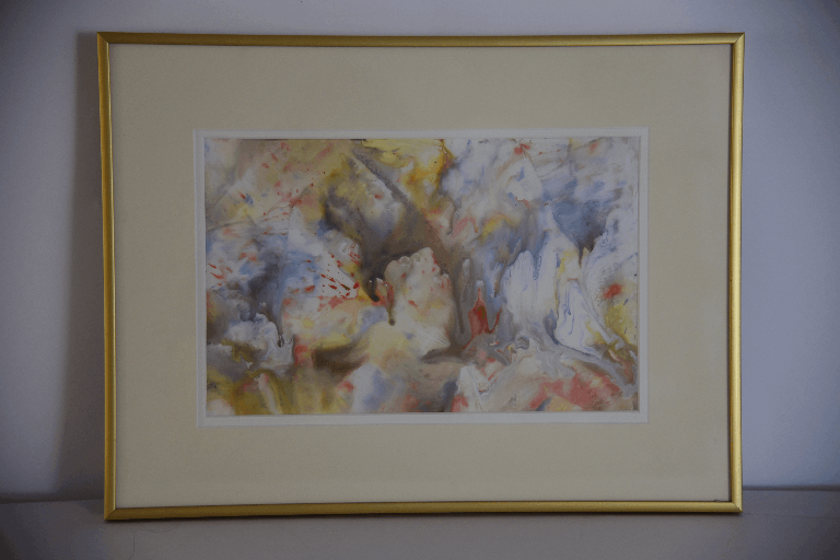 8370 Where are the fish Mixed Media 7.25x11 Eileen Oswald | Oswald ...