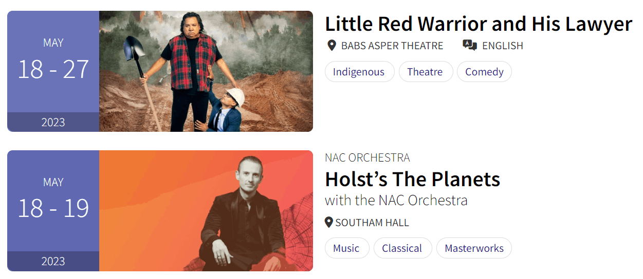 National Arts Centre Tickets - Ottawa | RTOERO Foundation Silent ...