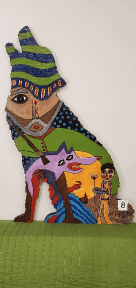 Lot 8 L'homme l'enfant et le loup | Encan de loups | Followmybid