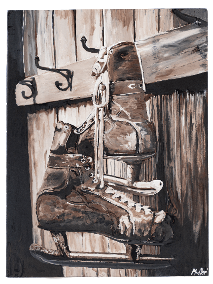 Painting by Todd Muller Canvas 12 x 16 Skates | Tribute to Dr Mulder ...