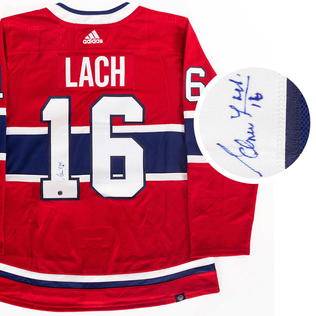 Elmer Lach Montreal Canadiens - Signed Jersey | Tribute to Dr Mulder ...