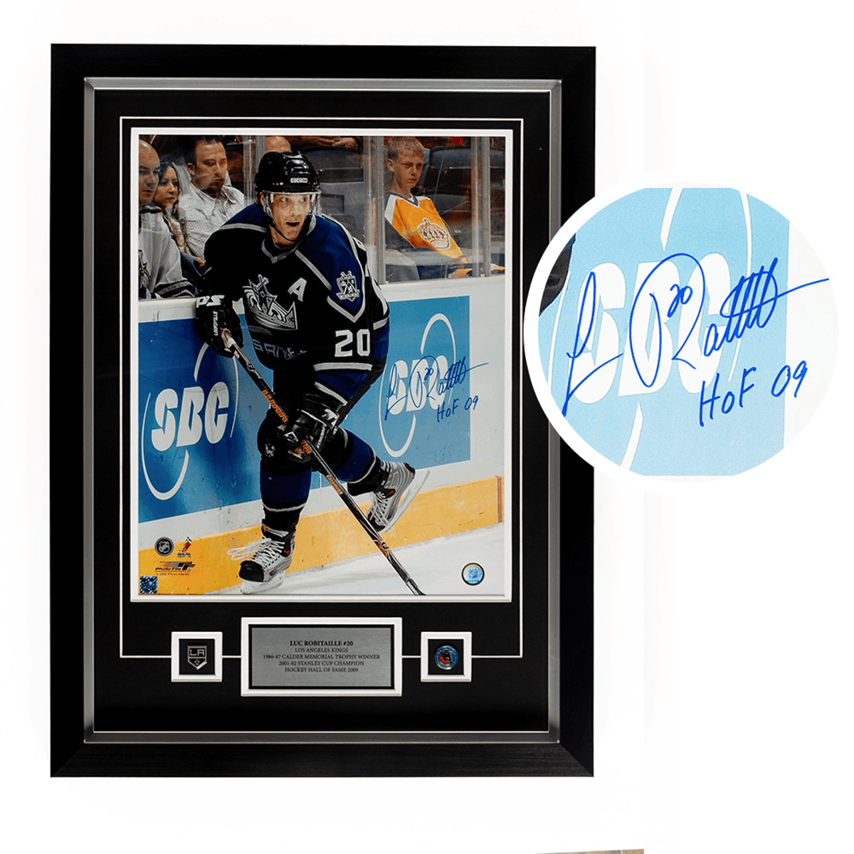 Luc Robitaille Los Angeles Kings - Signed and Framed Photo (23 ¼” x 31 ...