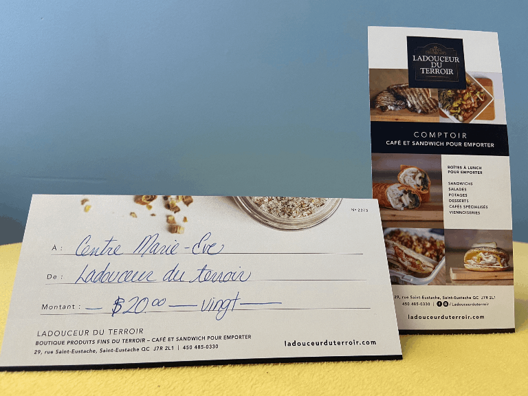 Certificat-cadeau de 20$ Ladouceur du Terroir | Coquetel des lanternes ...