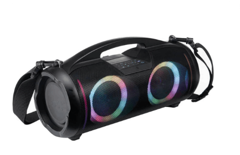 HeadRush Get Together Portable Wireless Boombox with LED Lights - Black ...