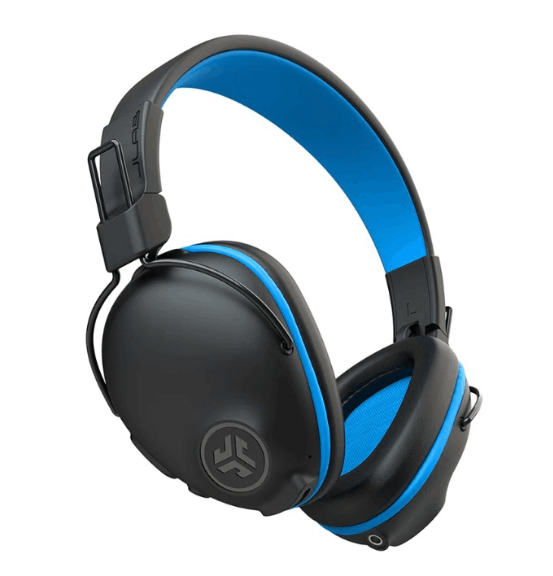 JLab JBuddies Pro Wireless Headphones - Black/Blue | Auction in support ...