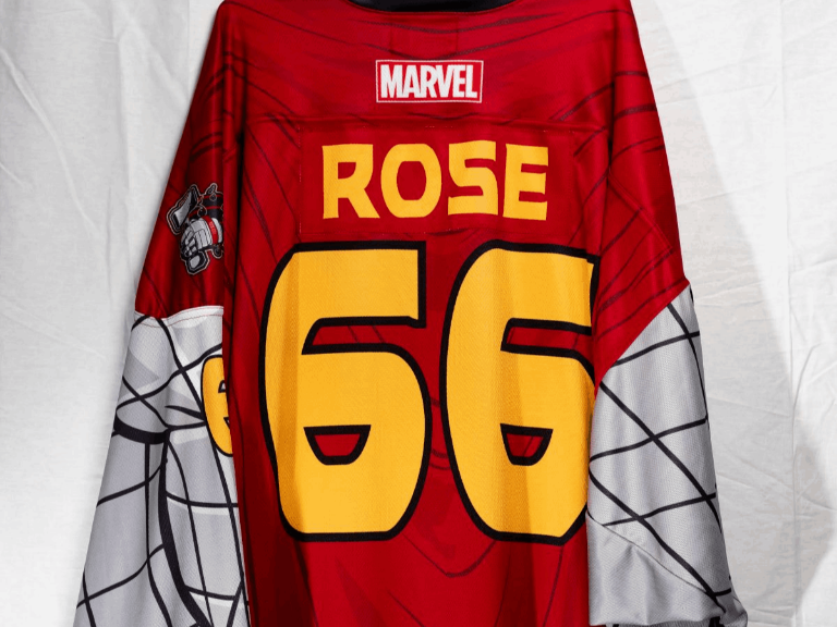 Nick Rose #66 Goalie Jersey | Toronto Rock Marvel Super Hero™ Night ...