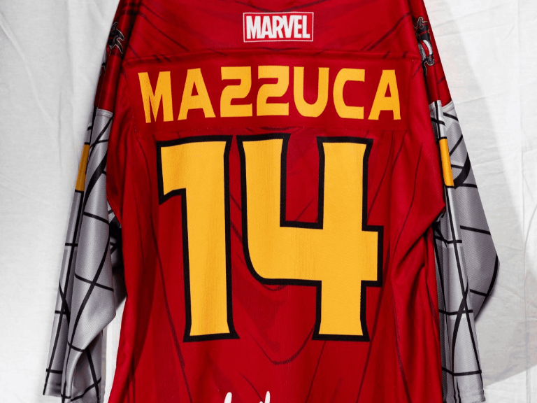 Phil Mazzuca #14 Jersey | Toronto Rock Marvel Super Hero™ Night Auction ...