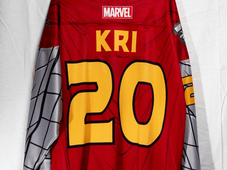 Brad Kri #20 Jersey with "A" | Toronto Rock Marvel Super Hero™ Night ...