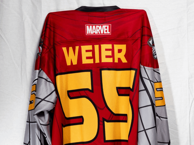 Chris Weier #55 Jersey | Toronto Rock Marvel Super Hero™ Night Auction ...