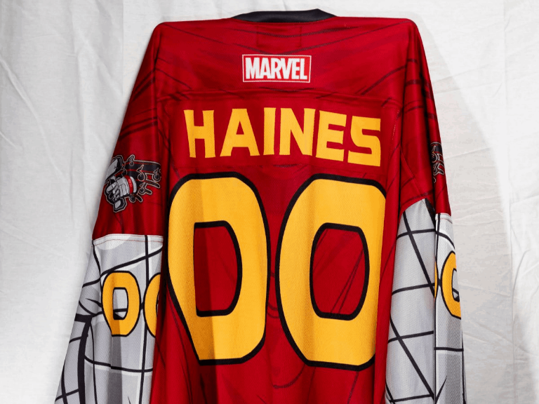 Sam Haines #00 Jersey | Toronto Rock Marvel Super Hero™ Night Auction ...
