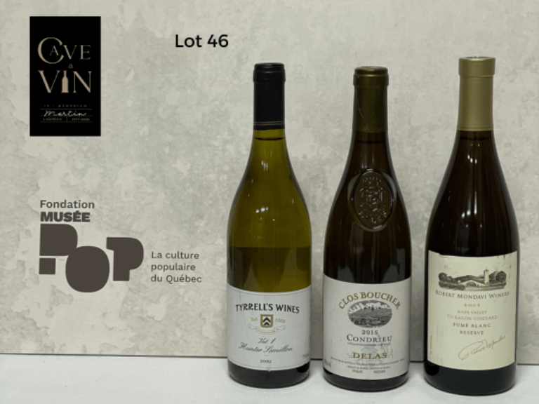 Tyrrell's Vat 1 Sémillon 2002 + Delas Clos Boucher Condrieu 2015 + Fumé ...