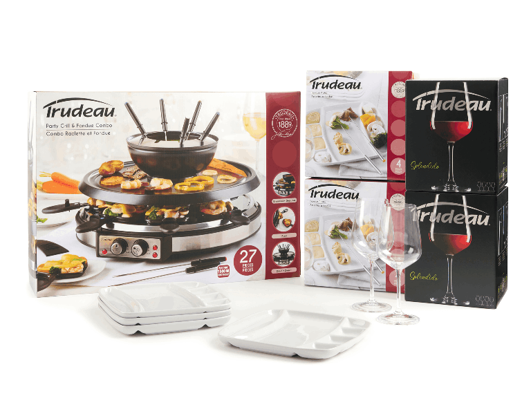Panier Cadeau Trudeau PARTY GRILL-FONDUE | Déjeuner des Grands 2024 ...
