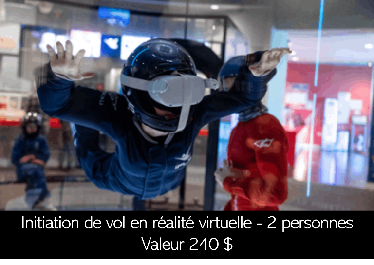Ifly Montréal - 2 certificats pour une initiation de vol 360°VR | 35ème ...