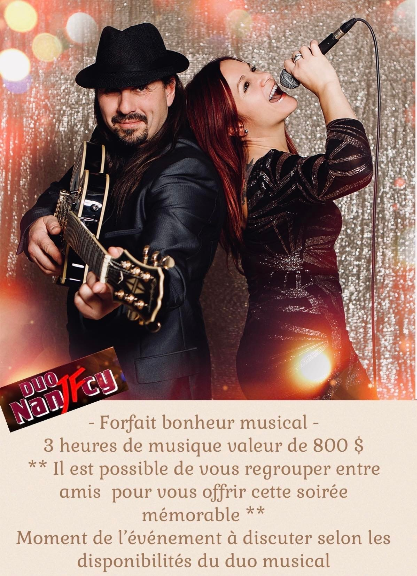 Forfait bonheur musical Duo JF et Nancy | Martini et Talons Hauts 2024 ...