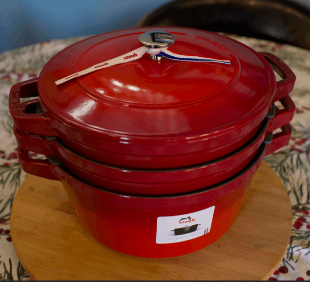 Staub Stackable Set Medium 4 Piece, cast iron cook set. | Red Deer Food ...