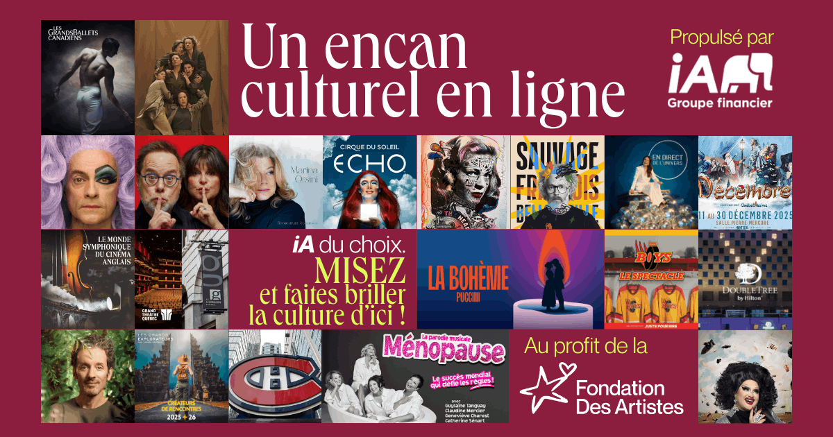 Lots de l'encan | Chaque mise compte pour soutenir nos artistes et ...