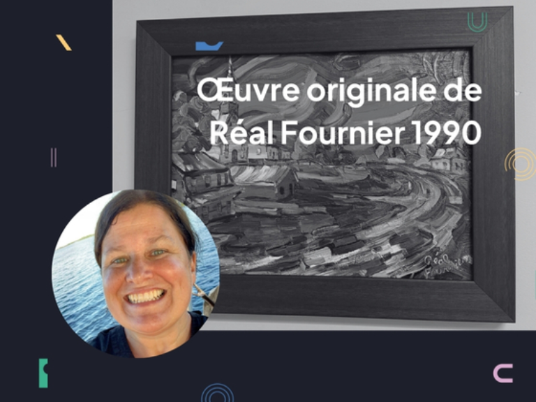 Œuvre originale de Réal Fournier (1990) – Donna Fisher | 100e R-N ...